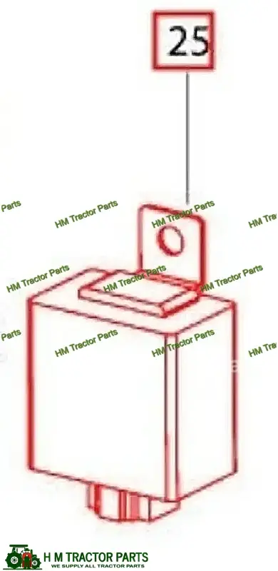 FLASHER RELAY UNIT FOR MAHINDRA TRACTOR 007700326C93