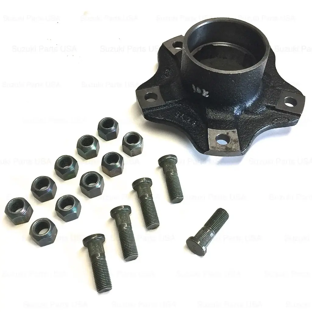 FRONT AXLE HUB, WHEEL STUDS / LUG NUTS (OEM)- SAMURAI 80'-95' | HM ...